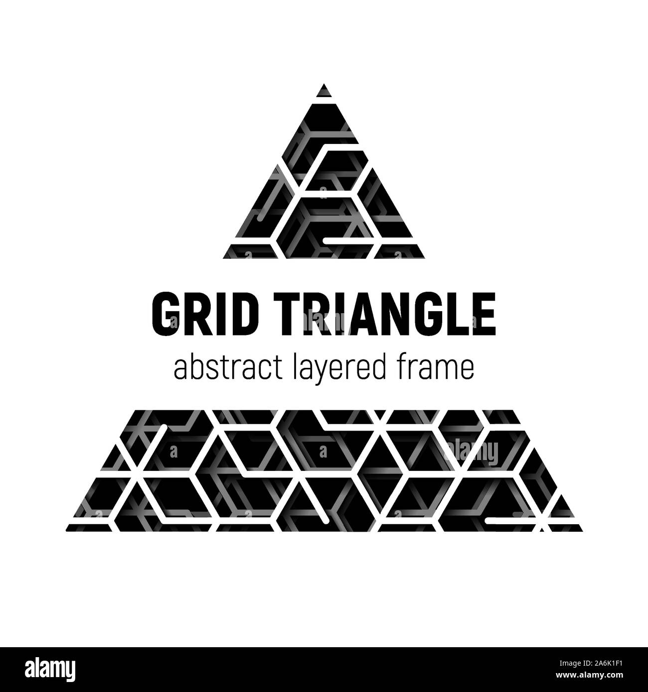 Geometric triangular architecture lines Stock Vector Images - Alamy