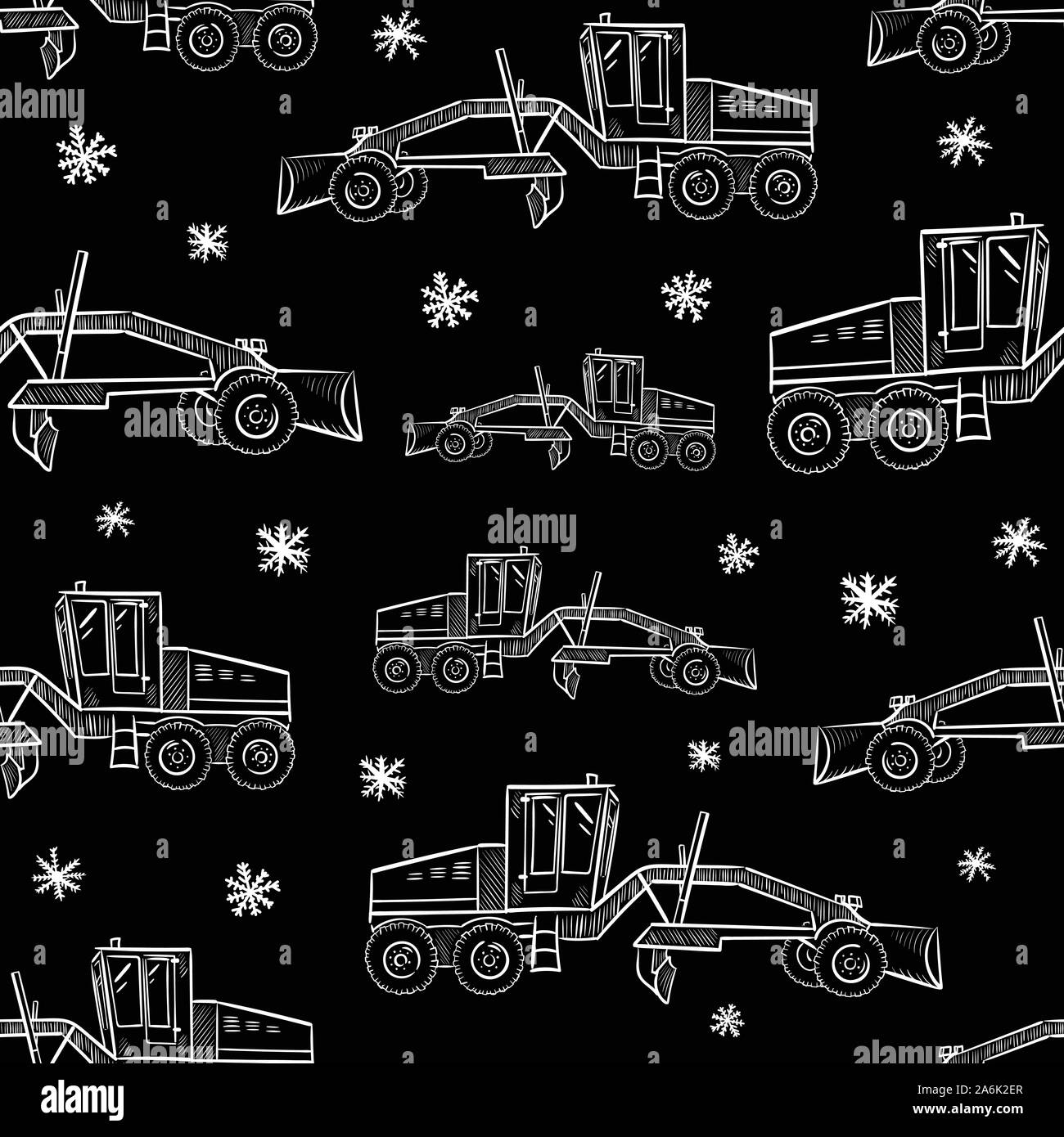 Seamless texture with black background and service machines Stock ...