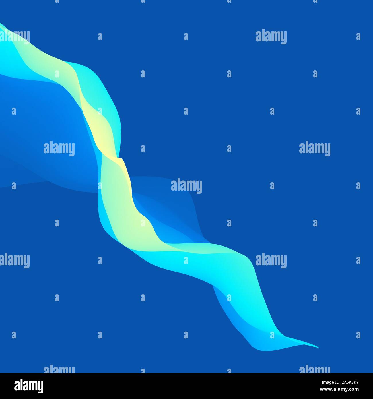 3D Wavy Background. Dynamic Effect. Abstract Vector Illustration. Design Template. Modern ...