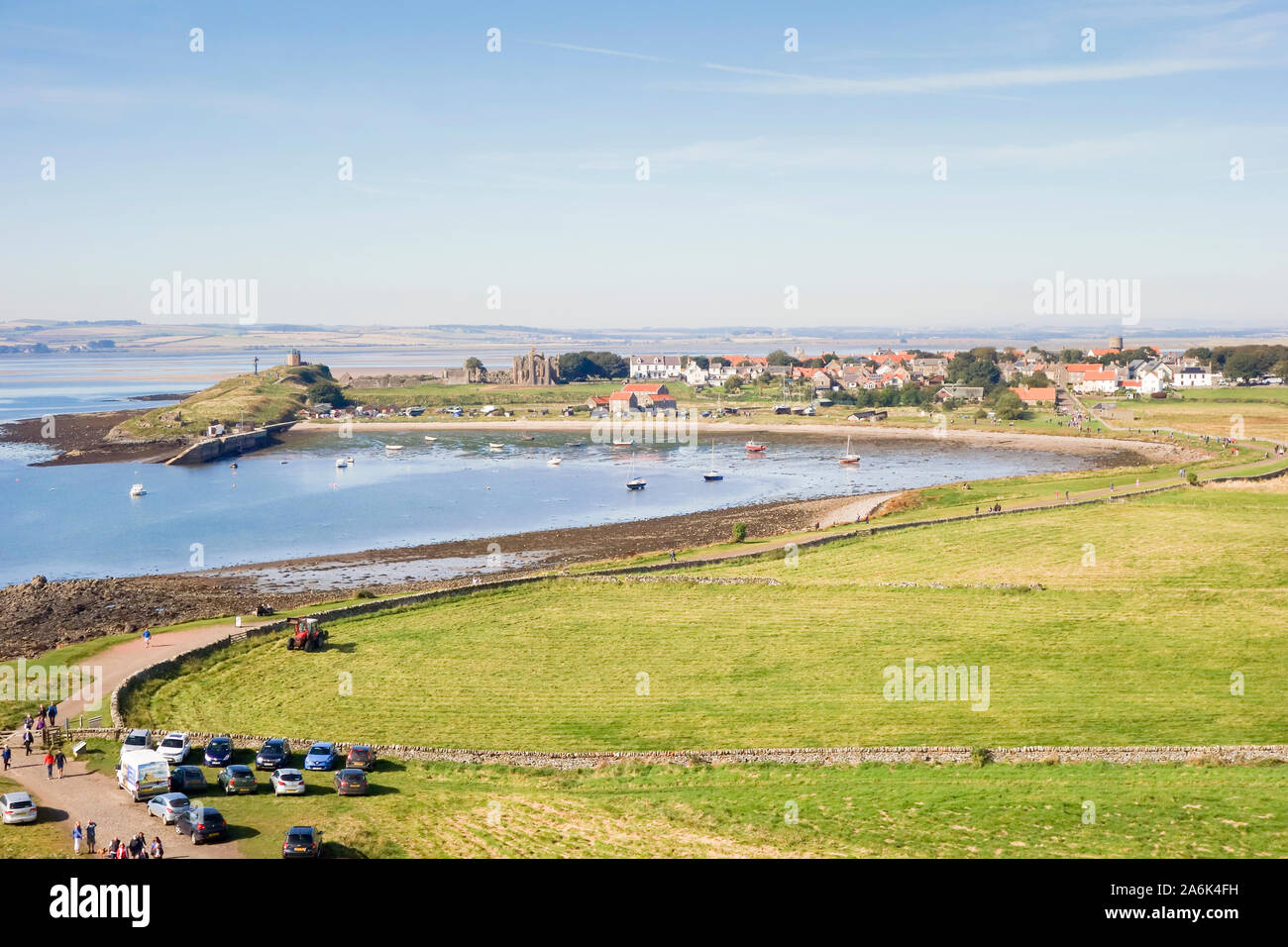 Holy island harbour hi-res stock photography and images - Alamy