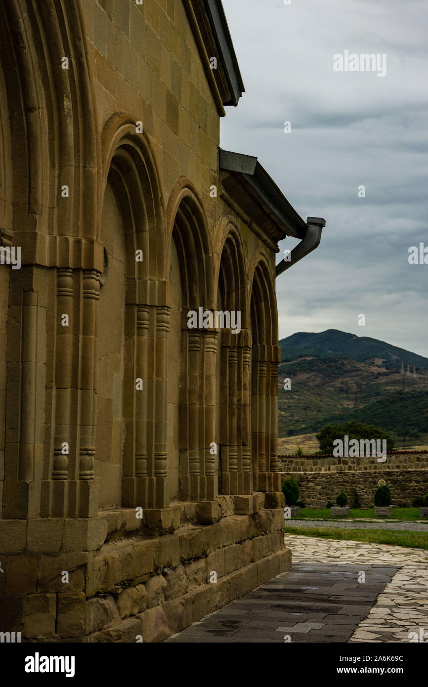 Famous Samtavro monastery in Mtskheta old town, in Georgia Stock Photo ...