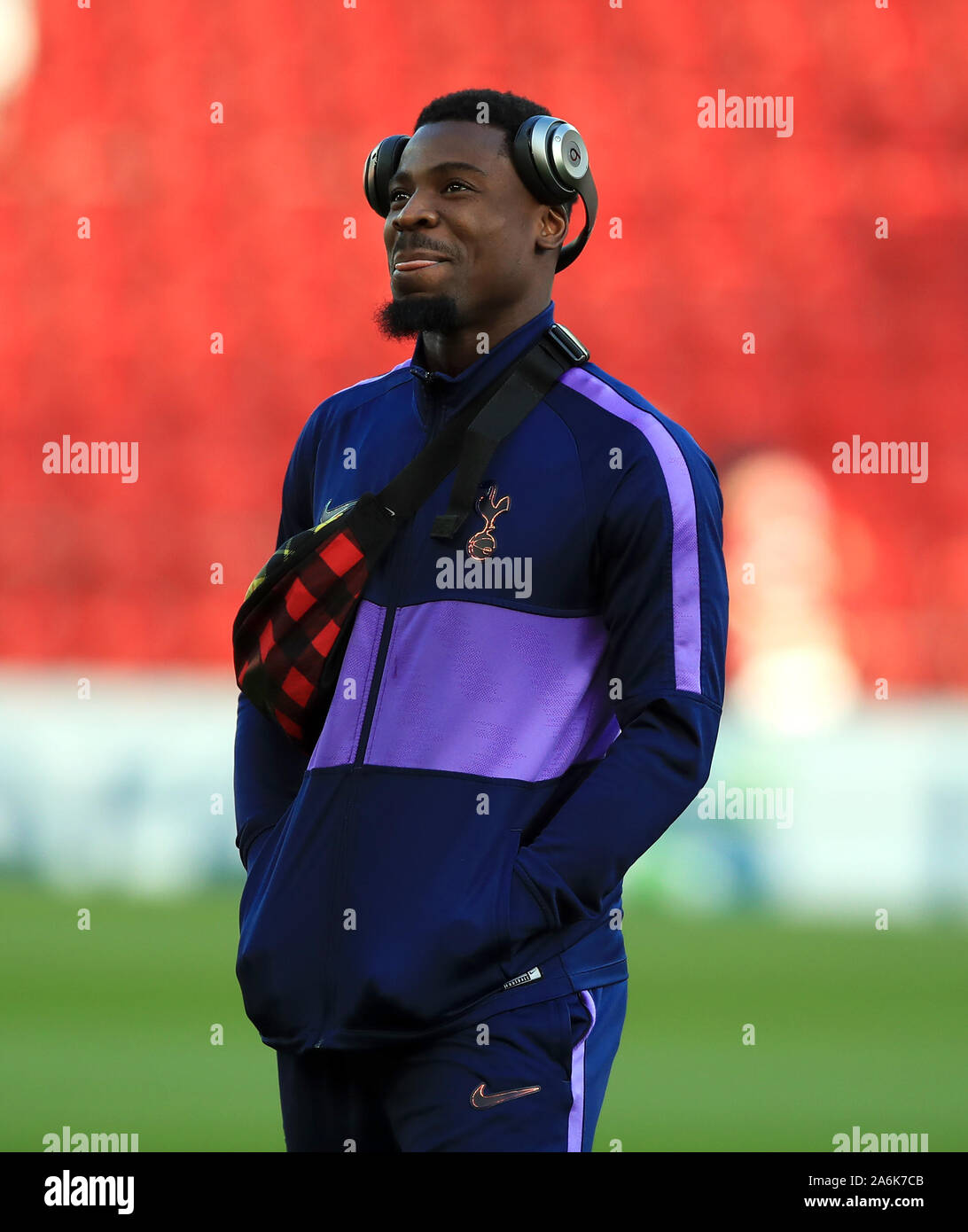 Tottenham Hotspur's Serge Aurier on the pitch before the Premier League ...