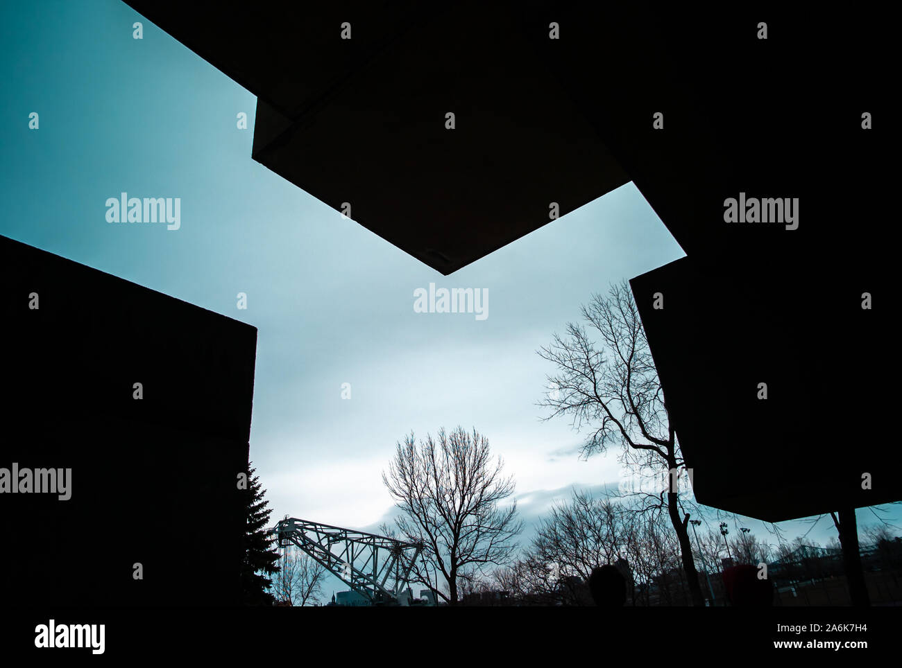 Square Asysmetric Truly Unique Architectural Silhouette Complex ...