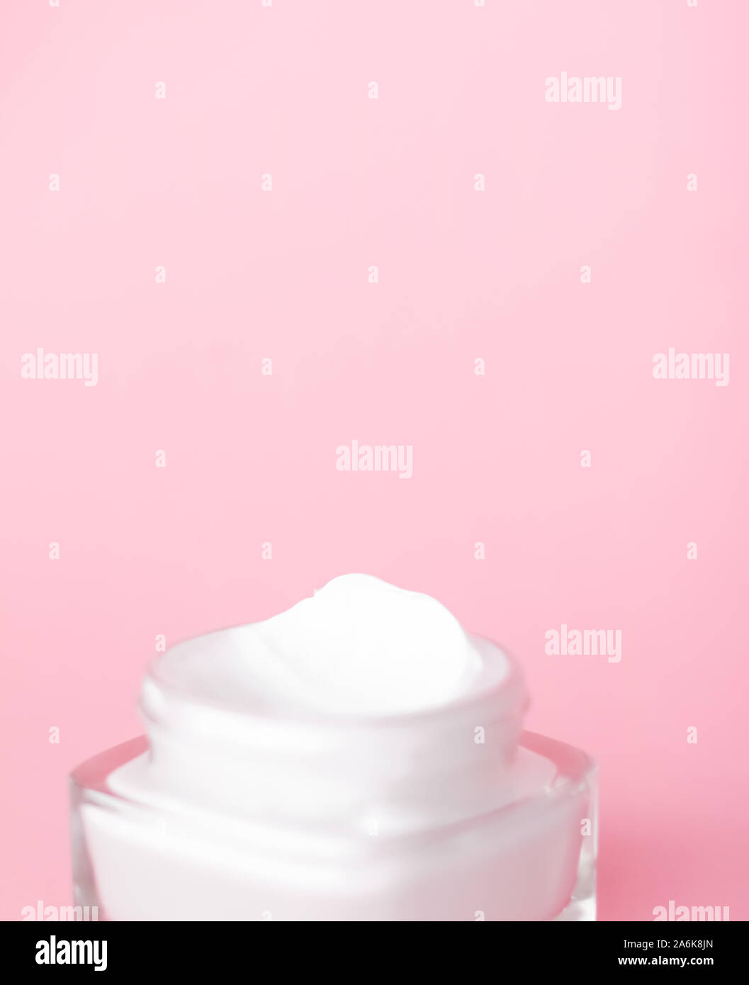Cosmetic branding, toiletries and spf concept - Face cream moisturizer ...