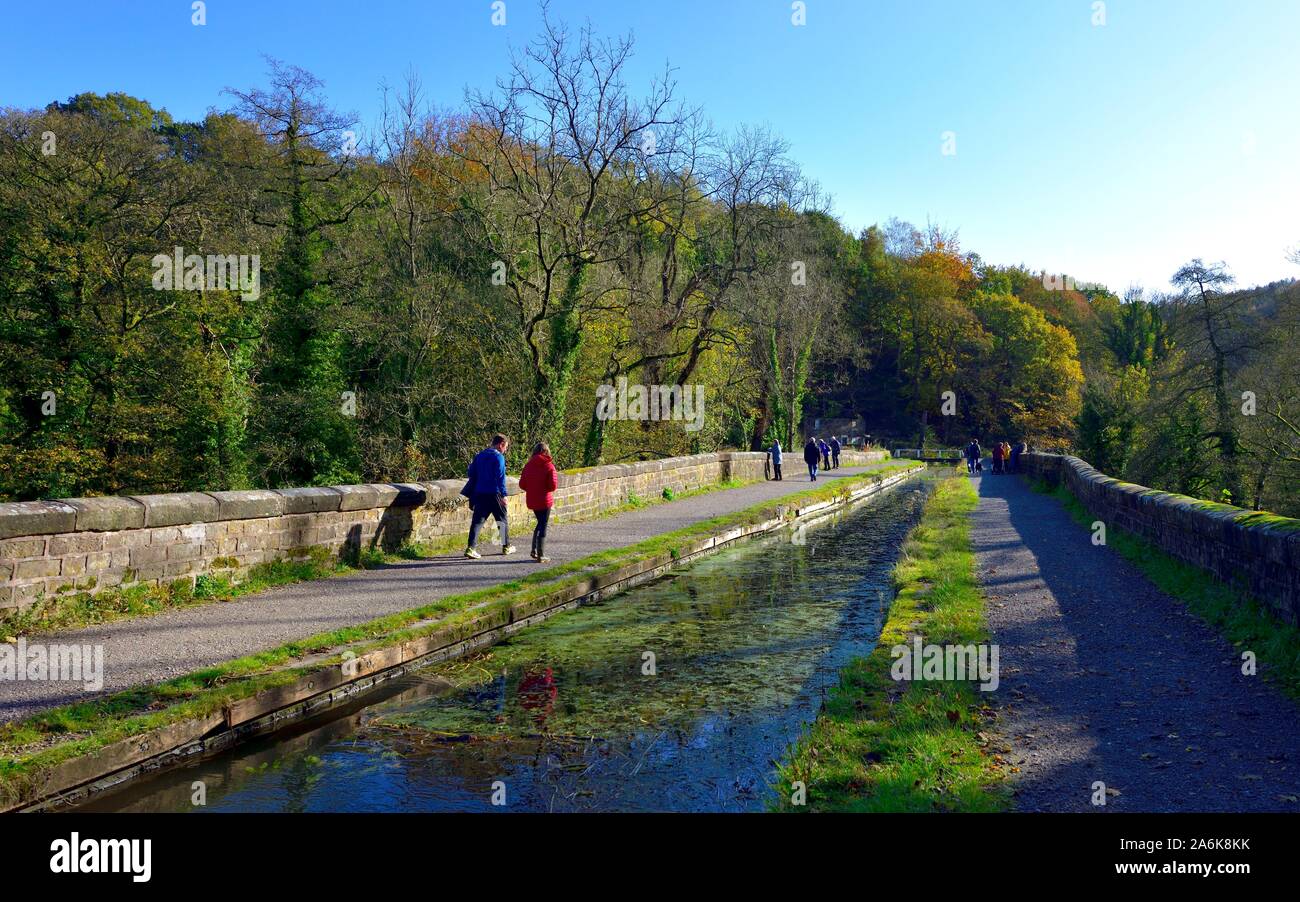 Cromford Canal aqueduct,Derbyshire,England,UK Stock Photo - Alamy