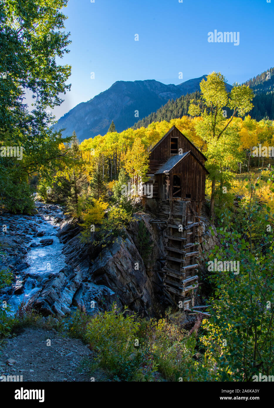 The Iconic Crystal Mill in the Colorado Mountains Stock Photo - Alamy