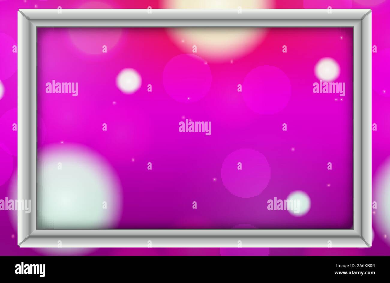 Frame template design with pink background illustration Stock Vector ...