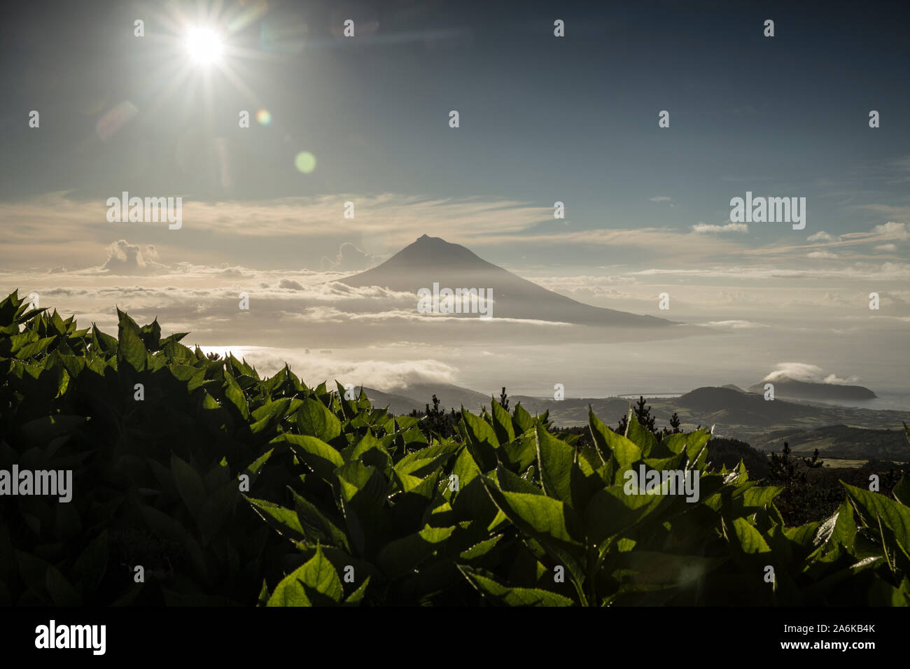 View pico island from faial hi-res stock photography and images - Alamy