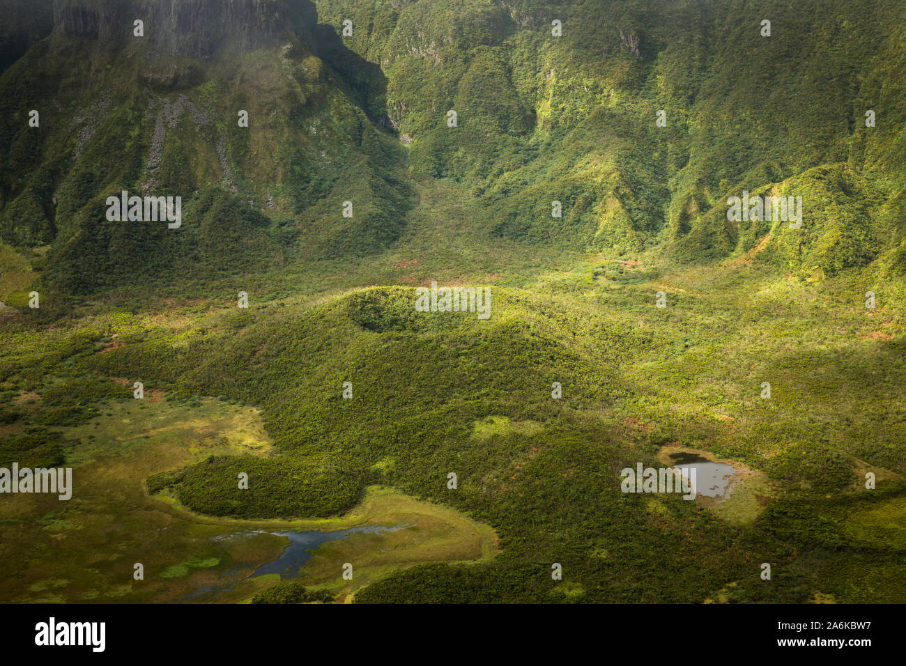 Volcanic cone inside Faial caldera. Azores, Portugal Stock Photo - Alamy