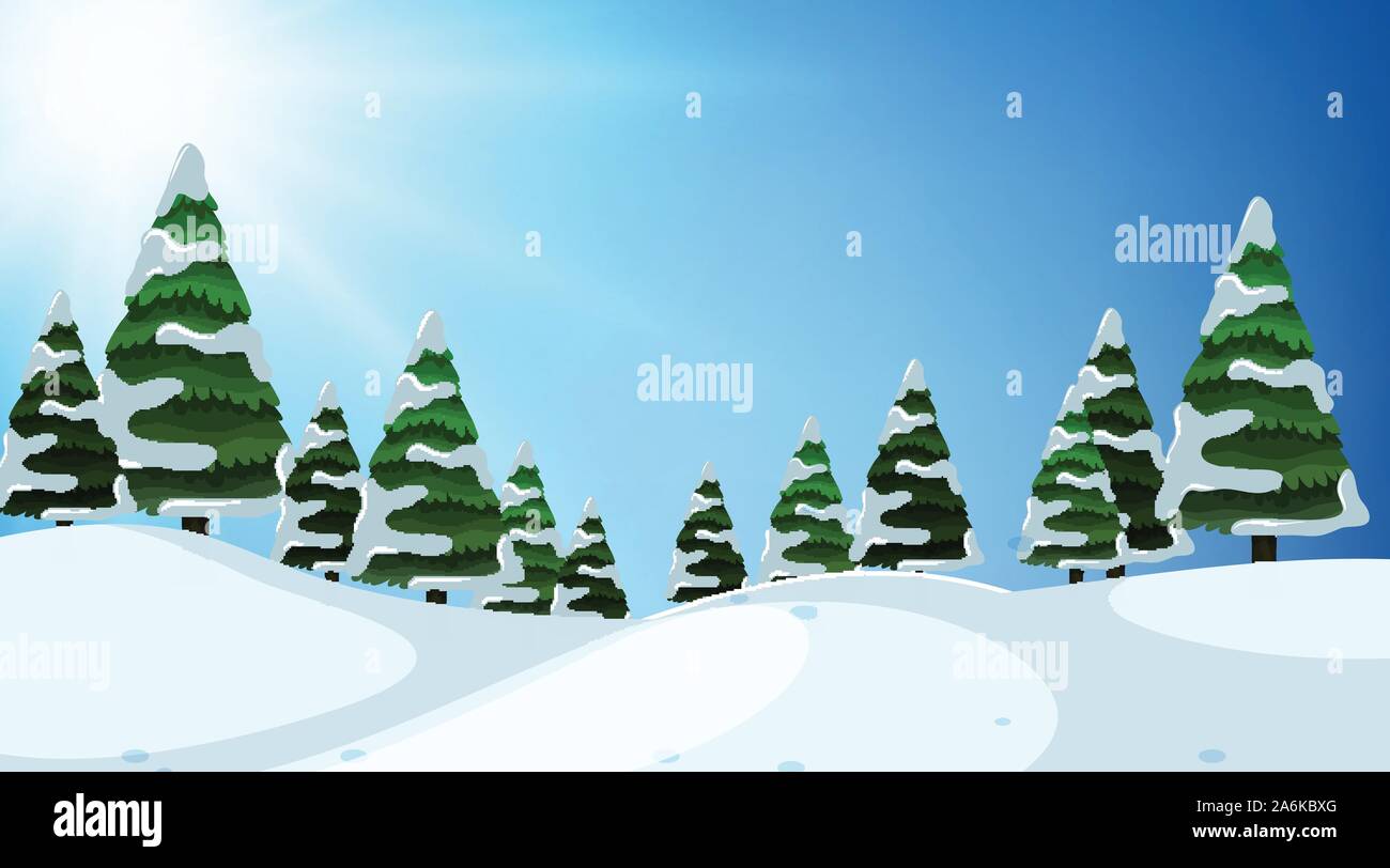 Frost field Stock Vector Images - Alamy