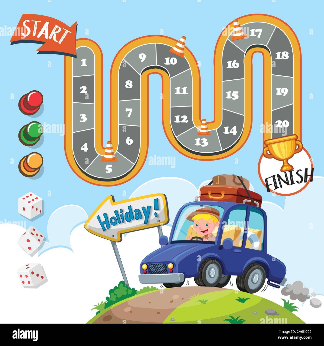 Car dice Stock Vector Images - Alamy