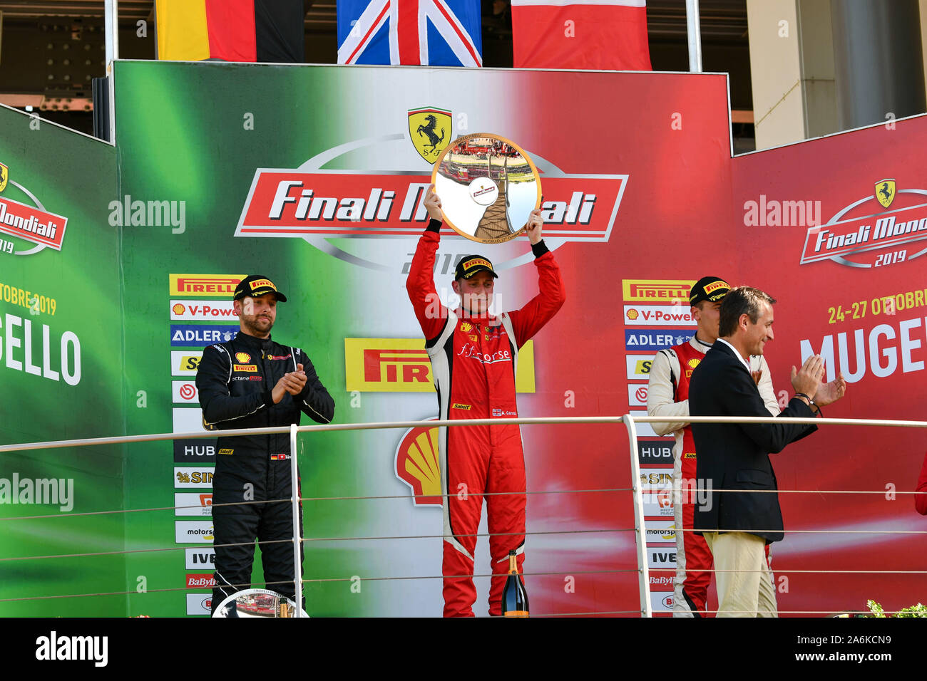 Podium ferrari challenge trofeo pirelli am hi-res stock photography and ...