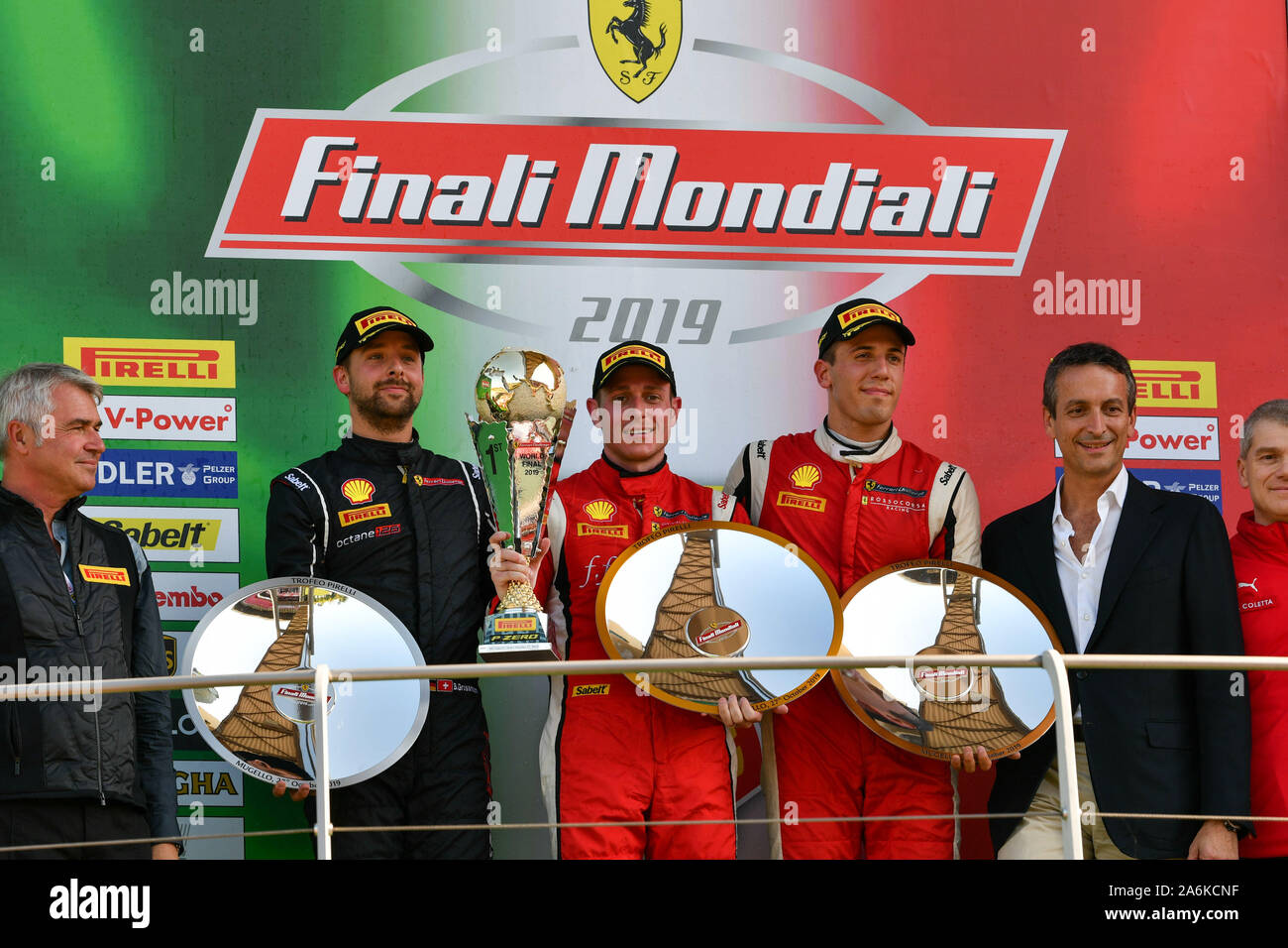 Podium ferrari challenge trofeo pirelli am hi-res stock photography and ...