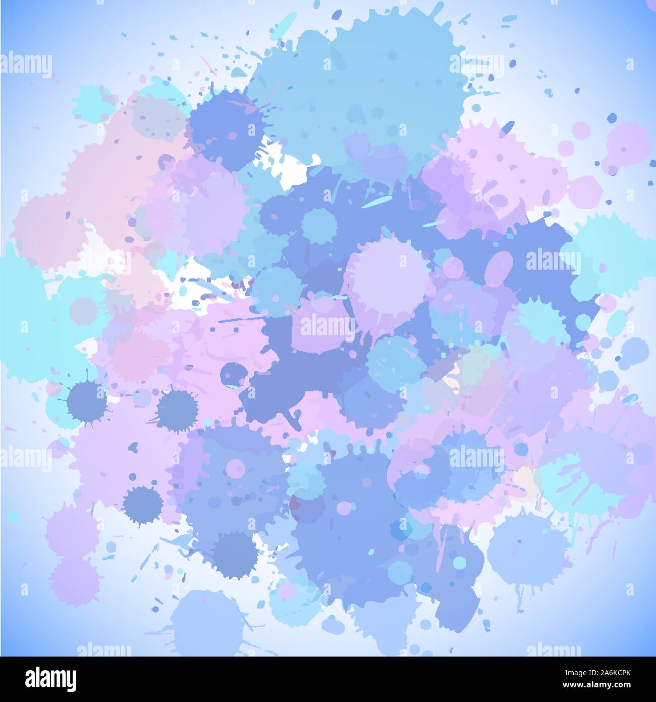Background template design with blue and pink splash illustration Stock ...