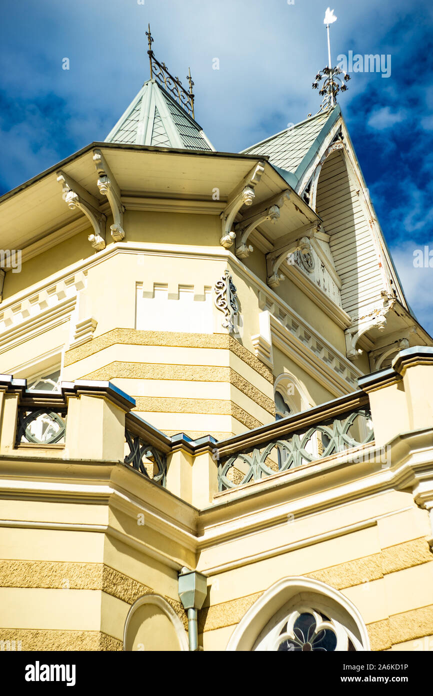 29 SEPTEMBER 2019, TBILISI, GEORGIA; Architecture of Old Tbilisi ...