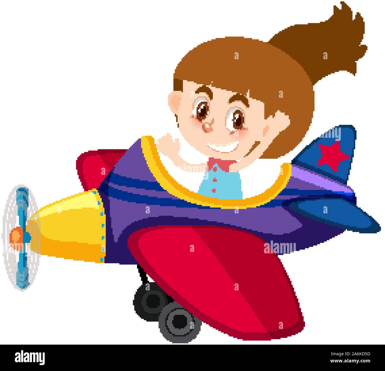 Airplane engine woman Stock Vector Images - Alamy