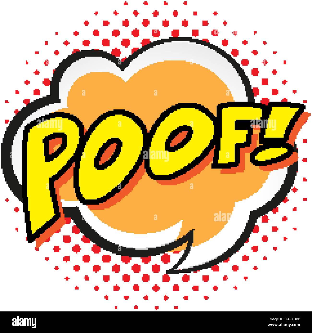 Expression words design for poof illustration Stock Vector Image & Art ...