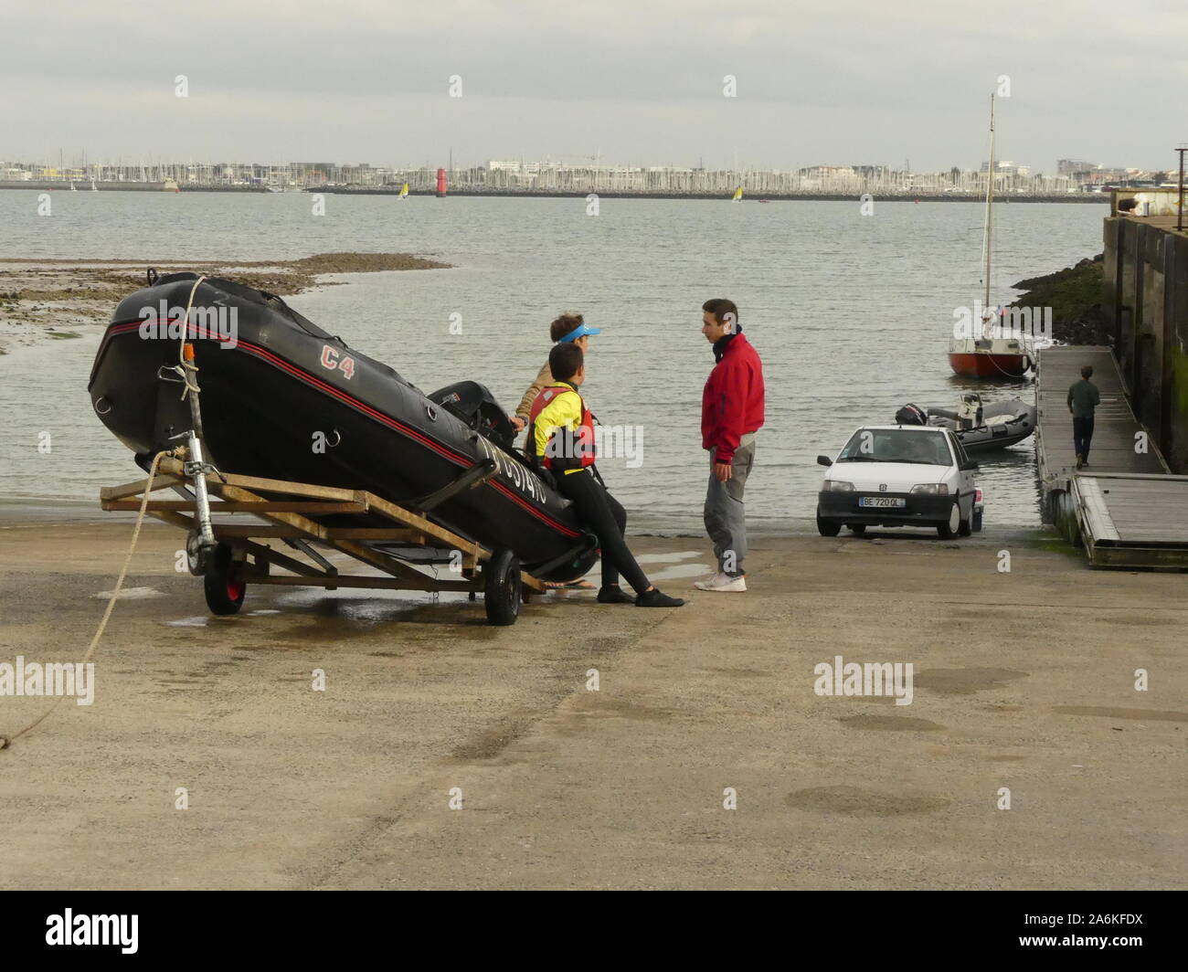Sea bus between old port and les minimes hi-res stock photography and ...
