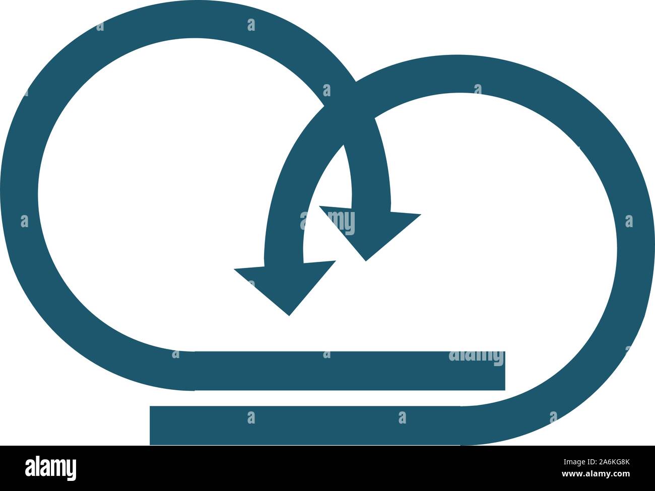 Four Arrows coming to one point, Logo Design, teambuilding working ...