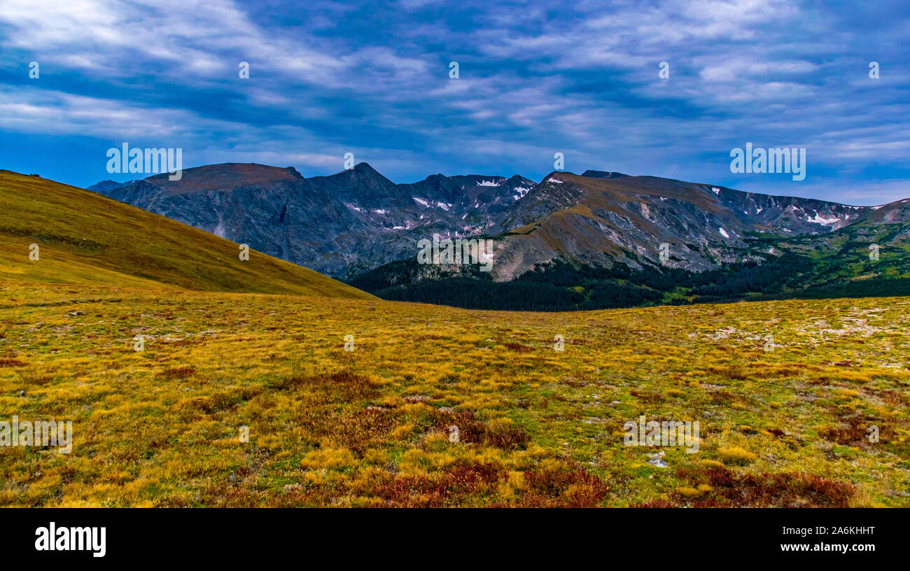 Fall colors in alpine tundra hi-res stock photography and images - Alamy