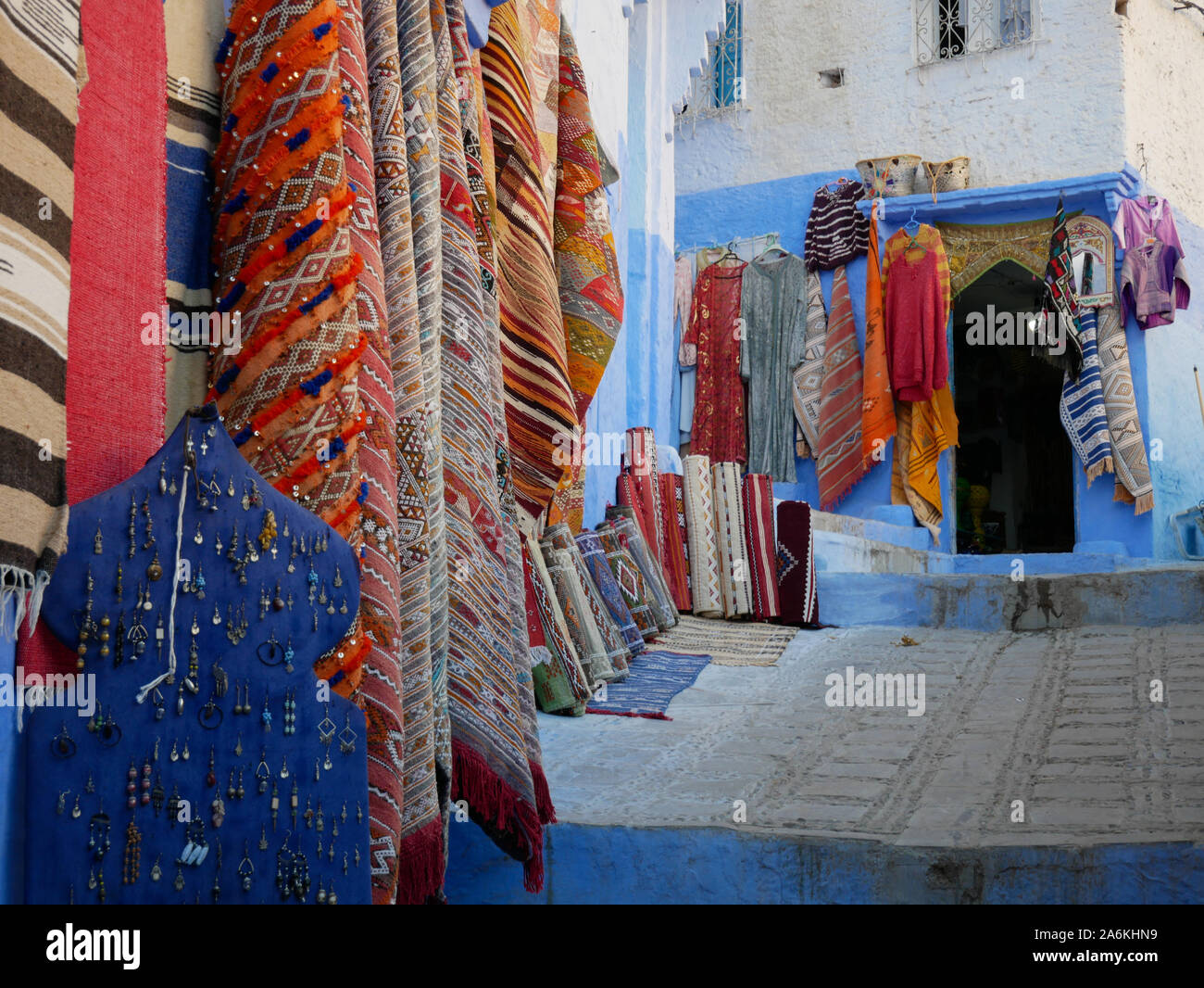 Carpets chefchaouen hi-res stock photography and images - Alamy