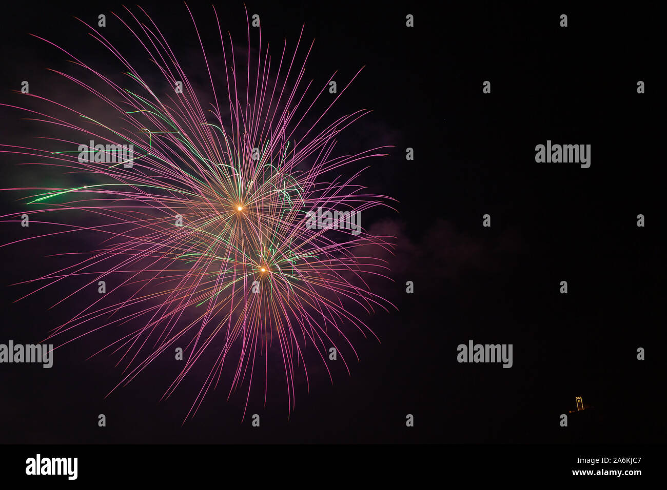 Purple Fireworks High Resolution Stock Photography and Images - Alamy