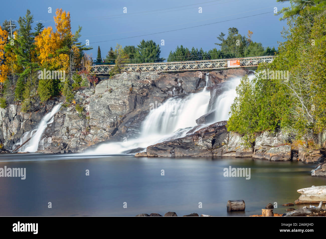 Bracebridge waterfalls in ontario hi-res stock photography and images ...