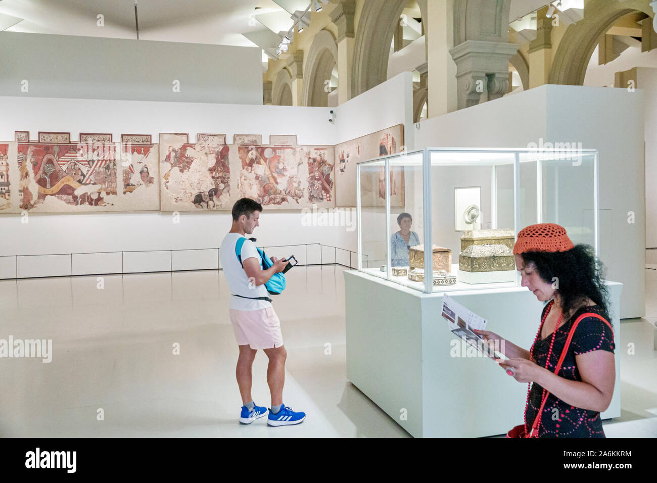 Barcelona Spain,Catalonia Catalunya,Parc de Montjuic,Museu Nacional d ...