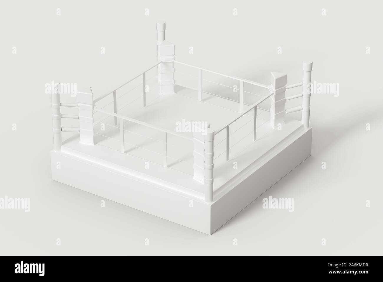 The arena with white background, 3d rendering. Computer digital drawing ...