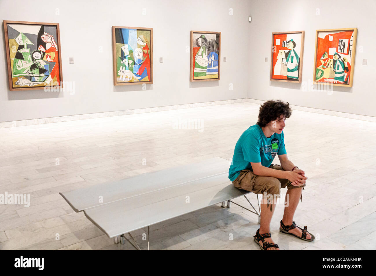 Picasso museum barcelona painting hi-res stock photography and images ...