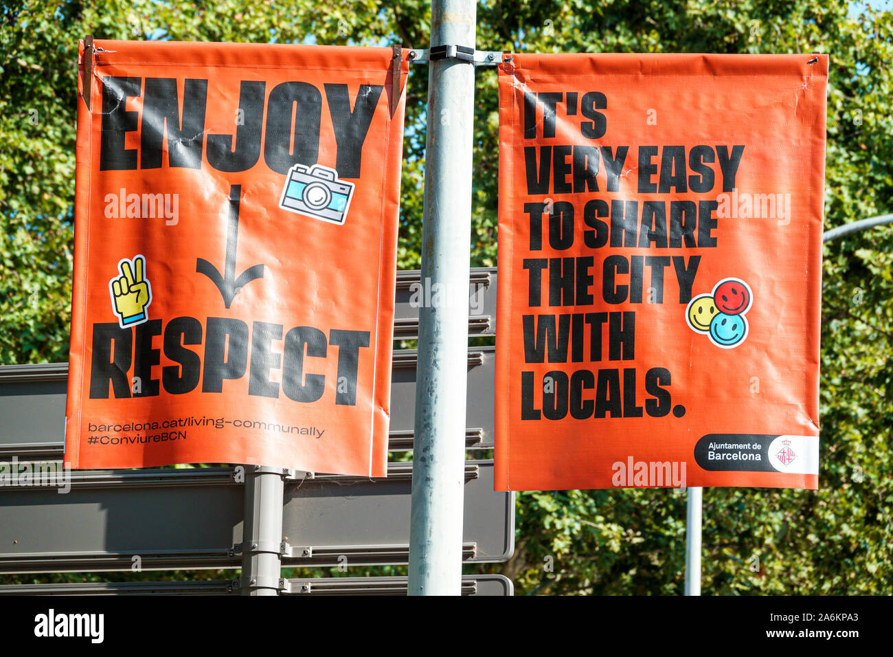 Outdoor lamp post banners hi-res stock photography and images - Alamy