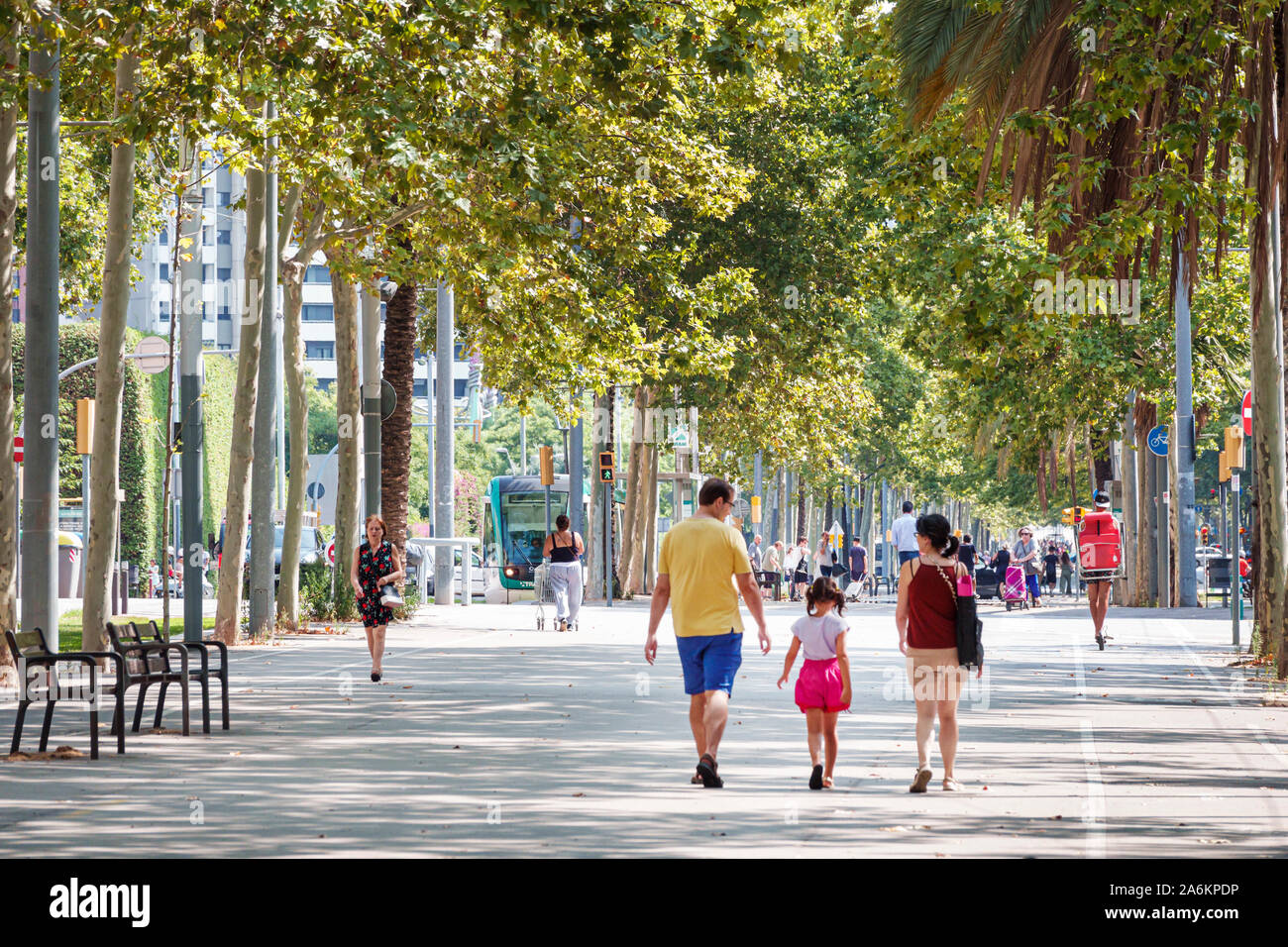 Barcelona Spain,Catalonia El Poblenou,Avinguda Diagonal,avenue ...