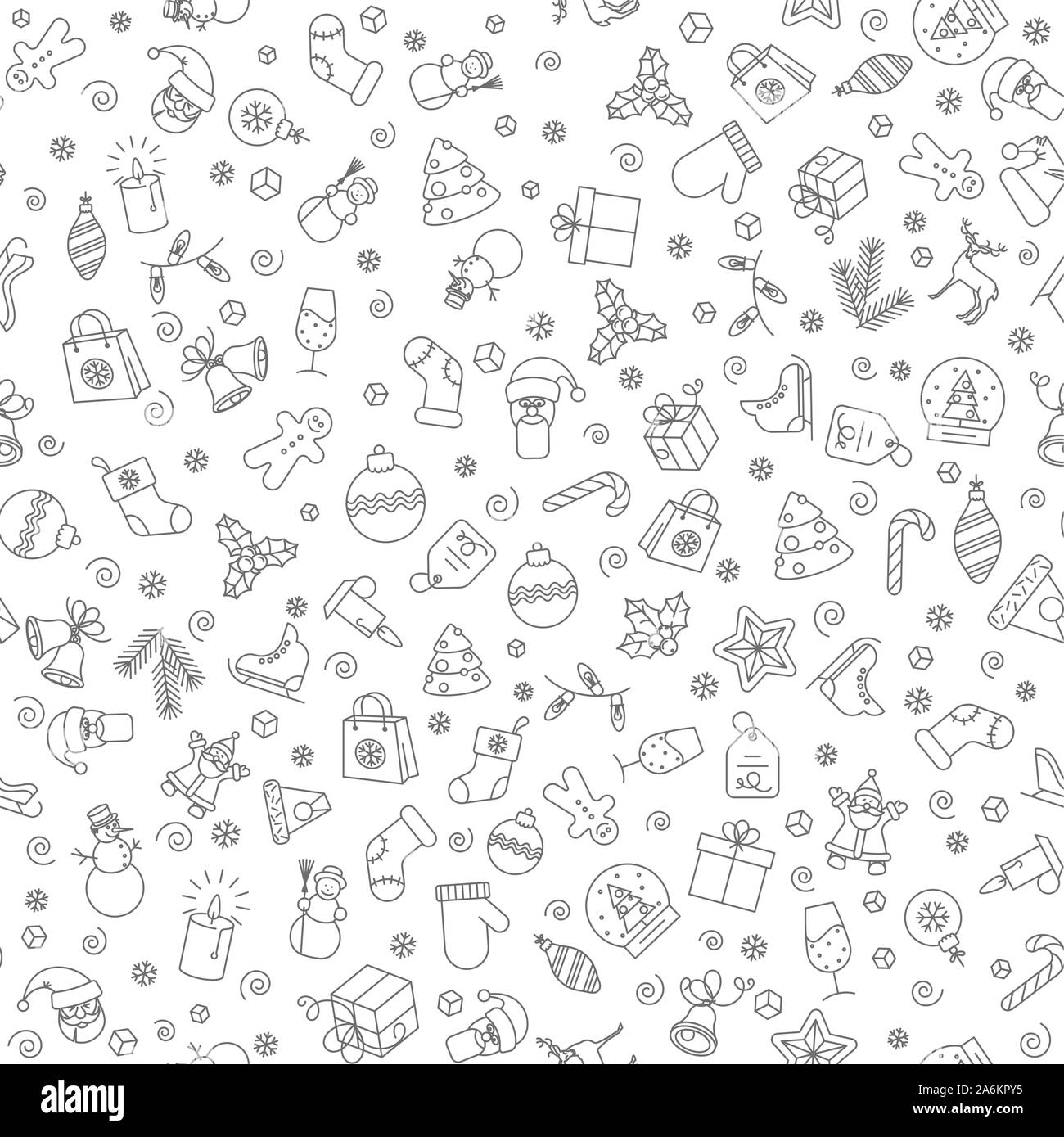 Seamless snow angel Stock Vector Images - Alamy