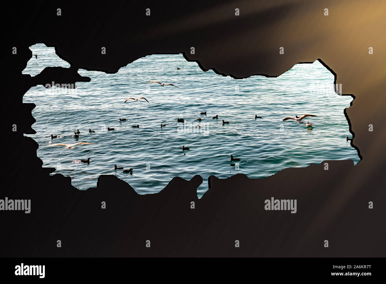 Roughly sketched out Map of Turkey as business concepts Stock Photo - Alamy