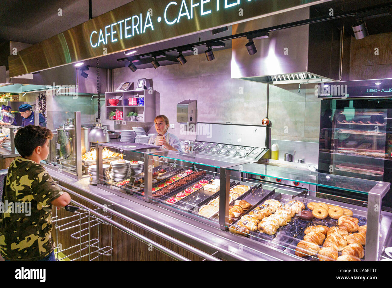 Barcelona Spain,Catalonia Catalunya,Plaza Placa de Catalunya,El Corte ...