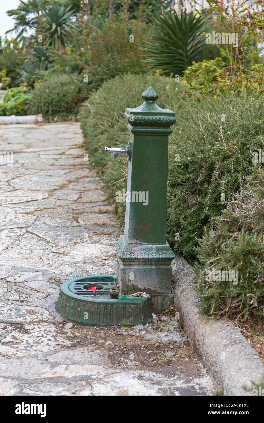 Water tap park faucet hi-res stock photography and images - Alamy