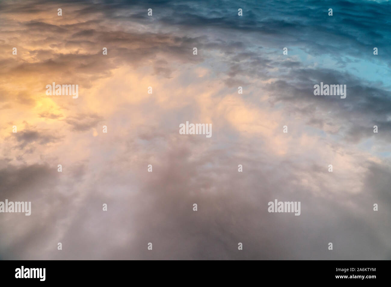 Very dramatic sky and colorful clouds with sunlight coming through Stock Photo - Alamy