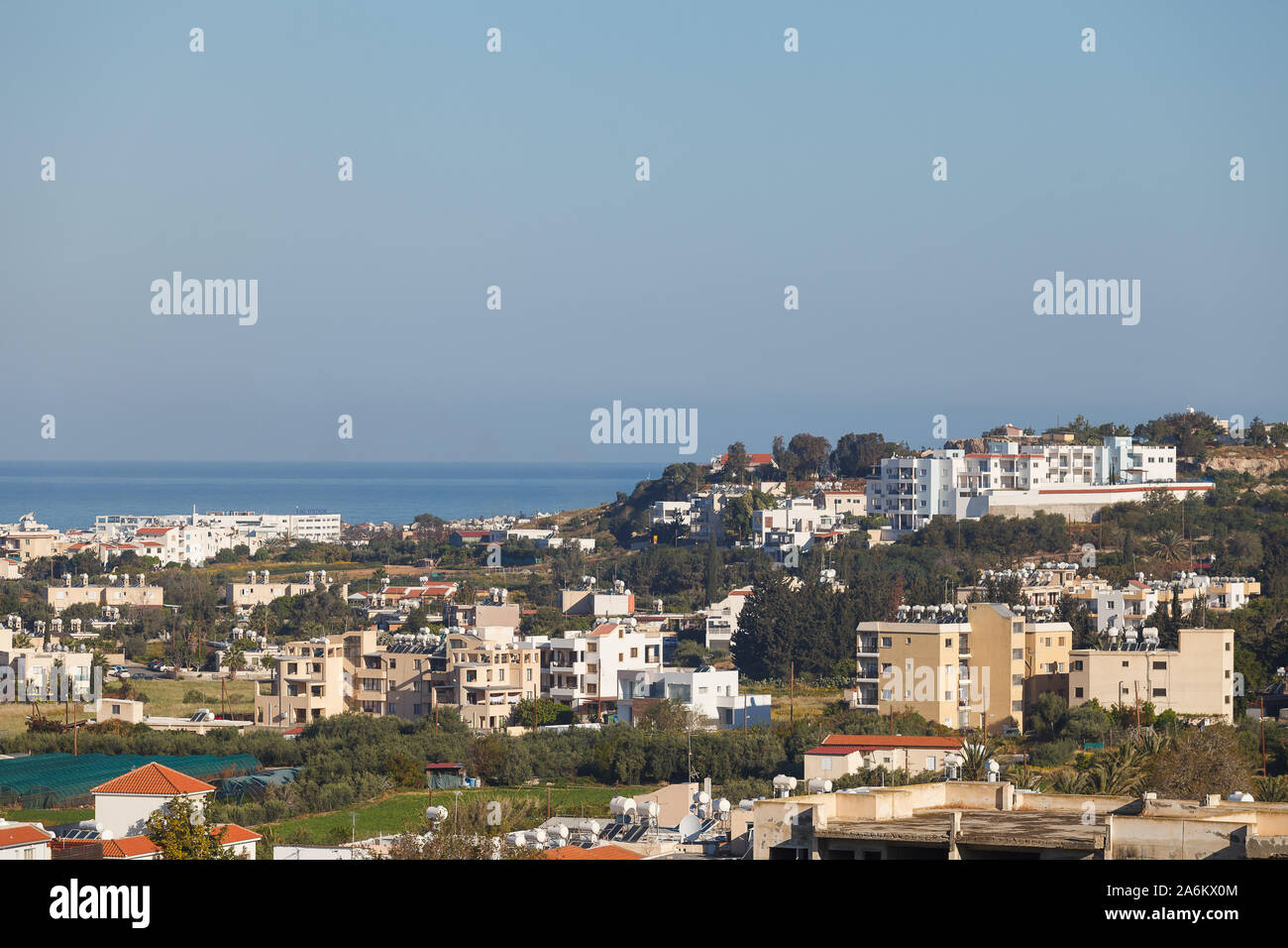 Aerial view of coral bay cyprus hi-res stock photography and images - Alamy