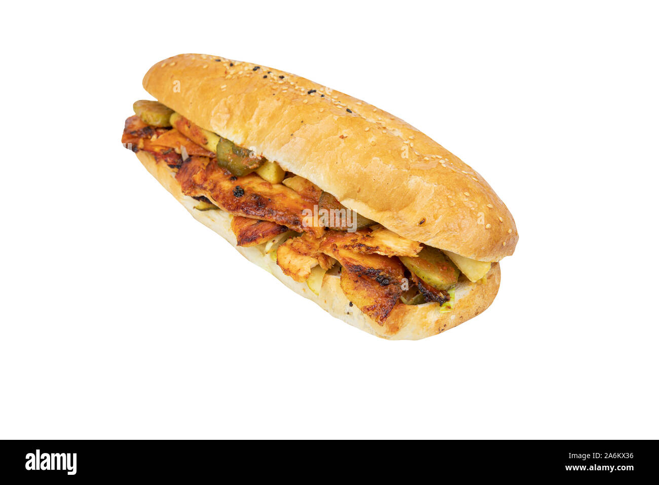 Traditional Turkish Doner Kebab meat. Shawarma or gyros. Turkish, greek ...