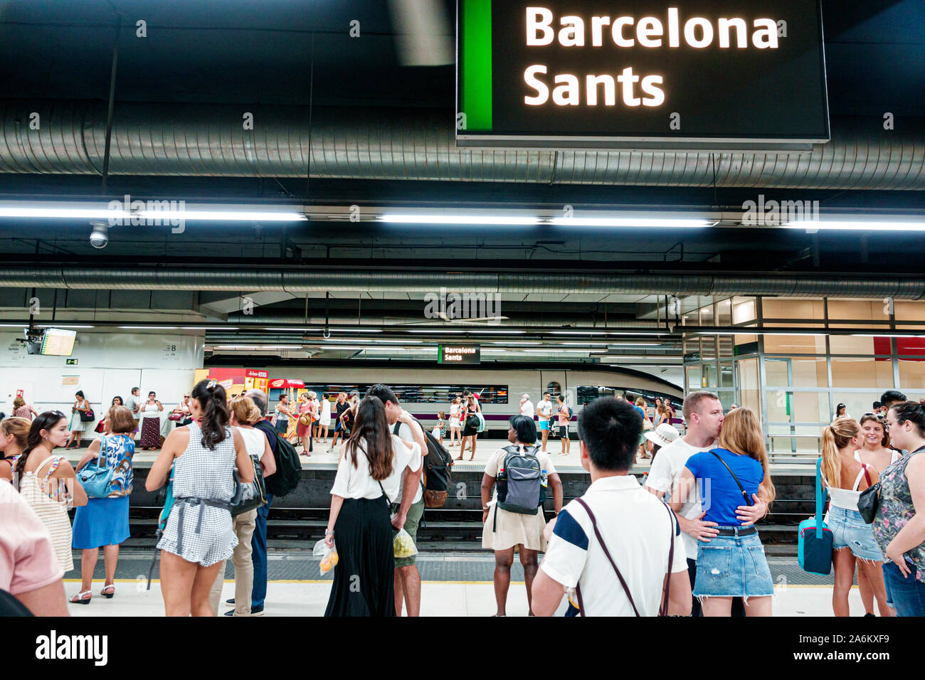 Inside commuter train renfe hi-res stock photography and images - Alamy