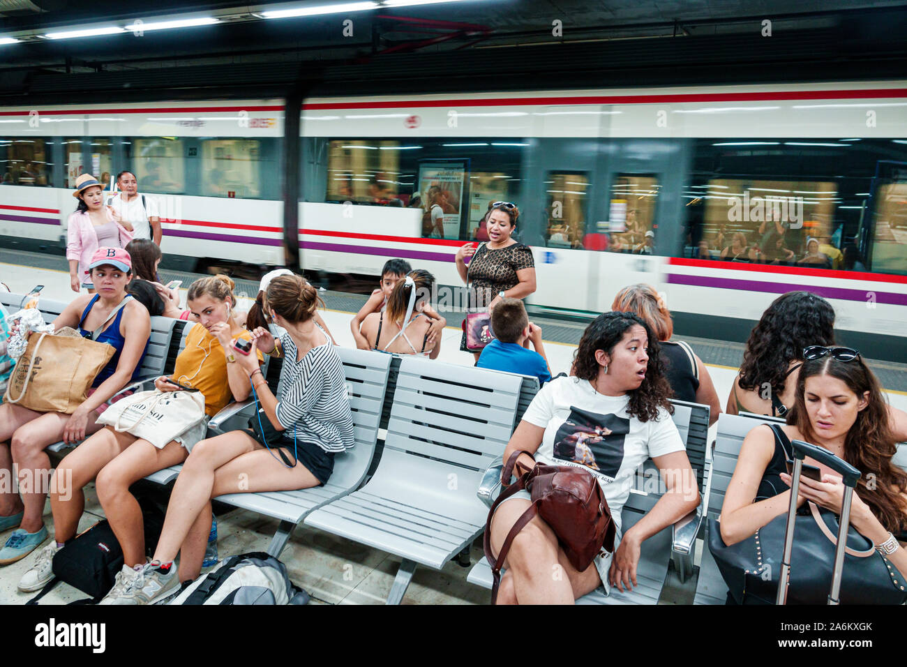 Barcelona Spain,Catalonia Catalunya,Barcelona-Sants Renfe Train Station ...
