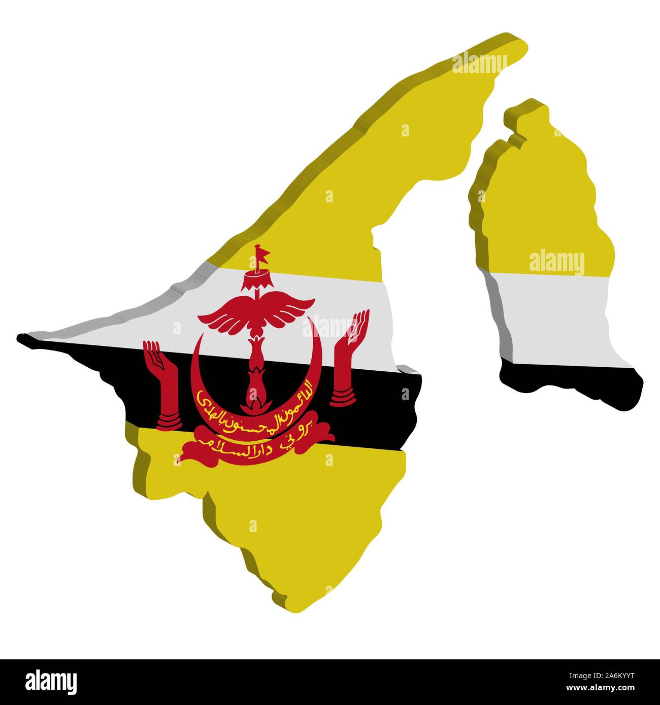 Brunei map flag Stock Vector Images - Alamy
