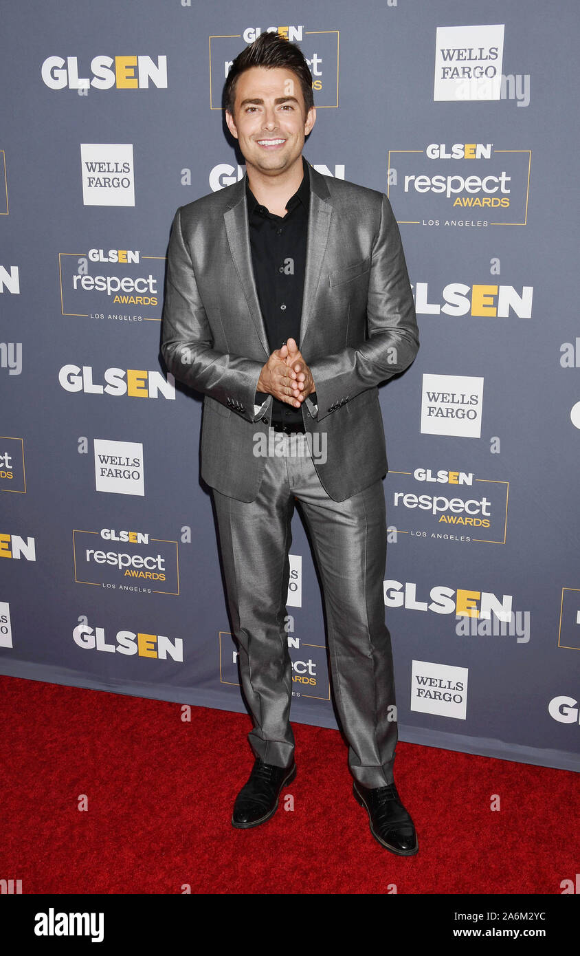 BEVERLY HILLS, CA - OCTOBER 25: Jonathan Bennett attends the 2019 GLSEN ...