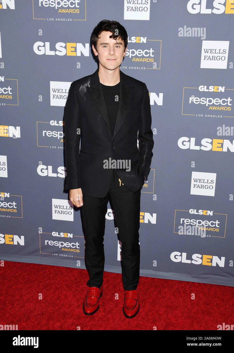 BEVERLY HILLS, CA - OCTOBER 25: Connor Franta attends the 2019 GLSEN ...