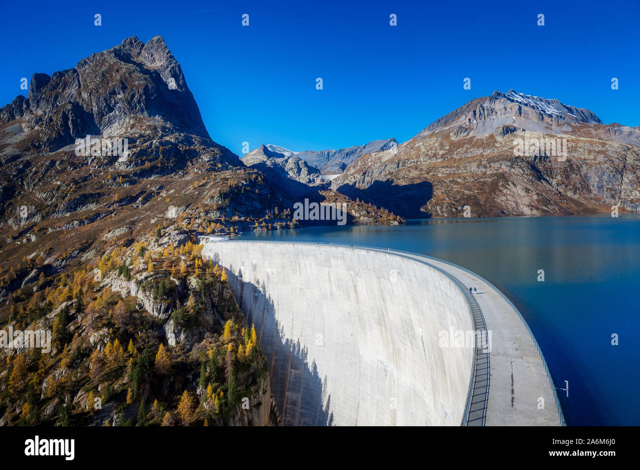 Dam of emosson hi-res stock photography and images - Alamy