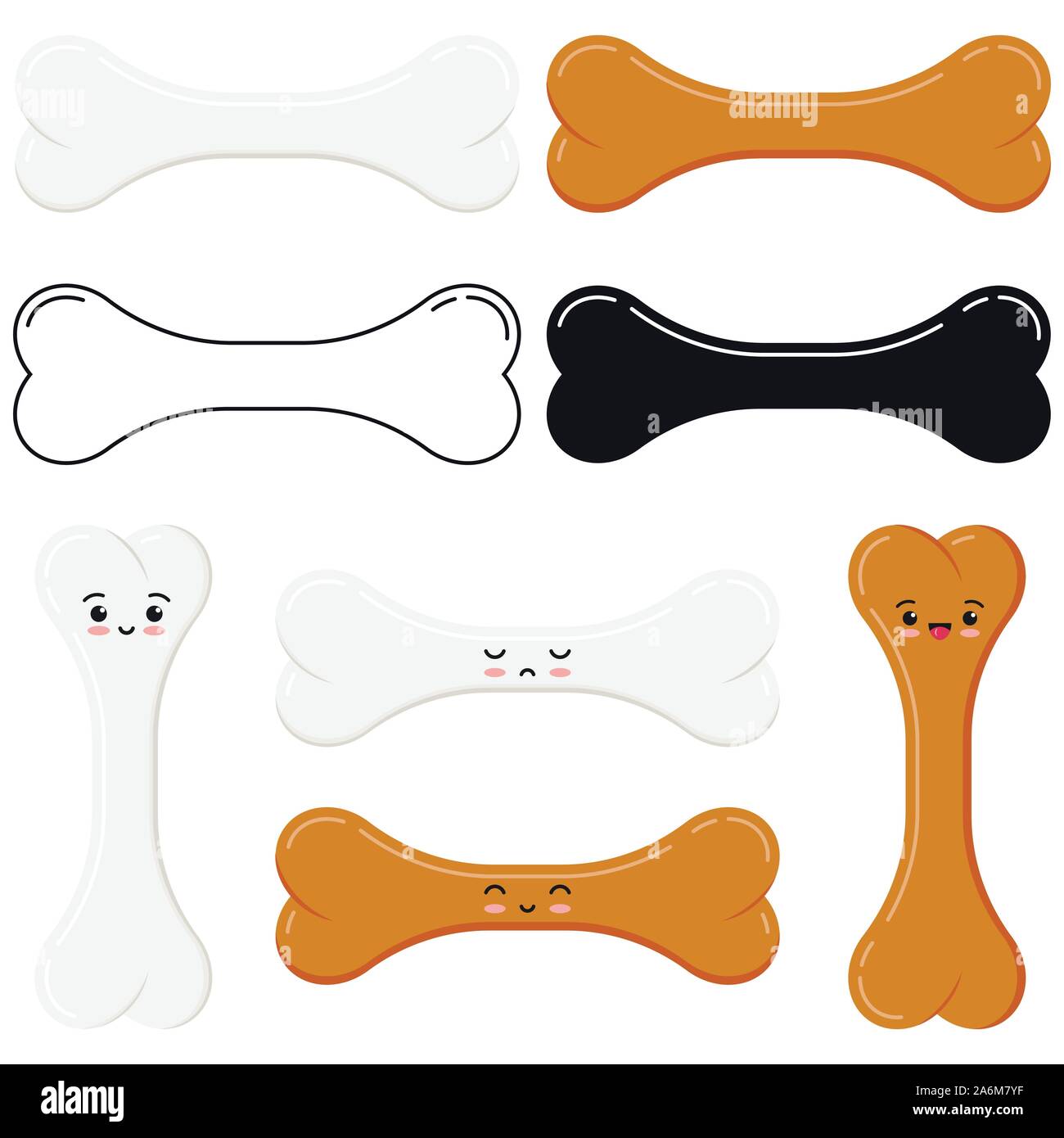 Kawaii dog icon hi-res stock photography and images - Alamy