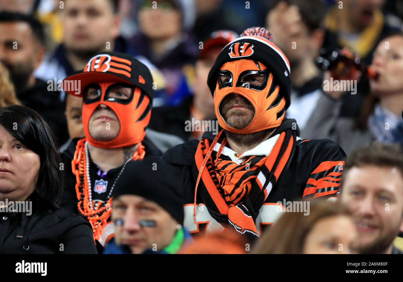 Cincinnati Bengals' fans in the stands during the NFL International ...