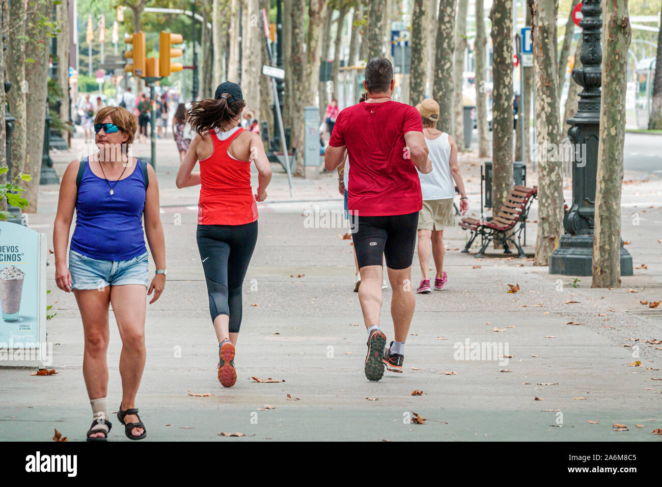 Sidewalk pedestrian hi-res stock photography and images - Alamy