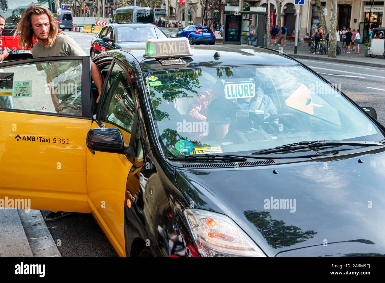 Car exiting hi-res stock photography and images - Alamy