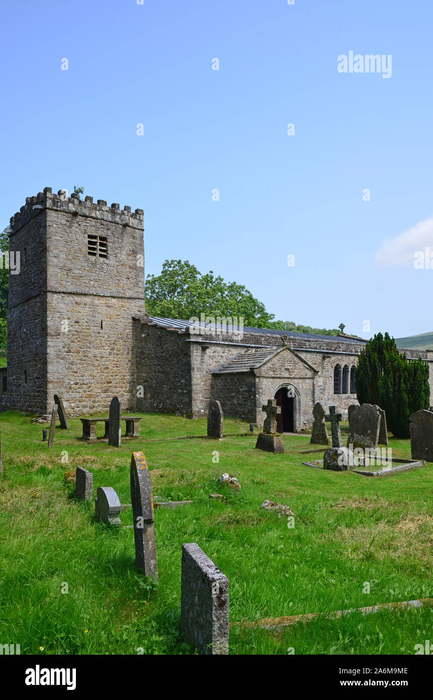 St Michael's church, Hubberholme, Yorkshire Dales Stock Photo - Alamy